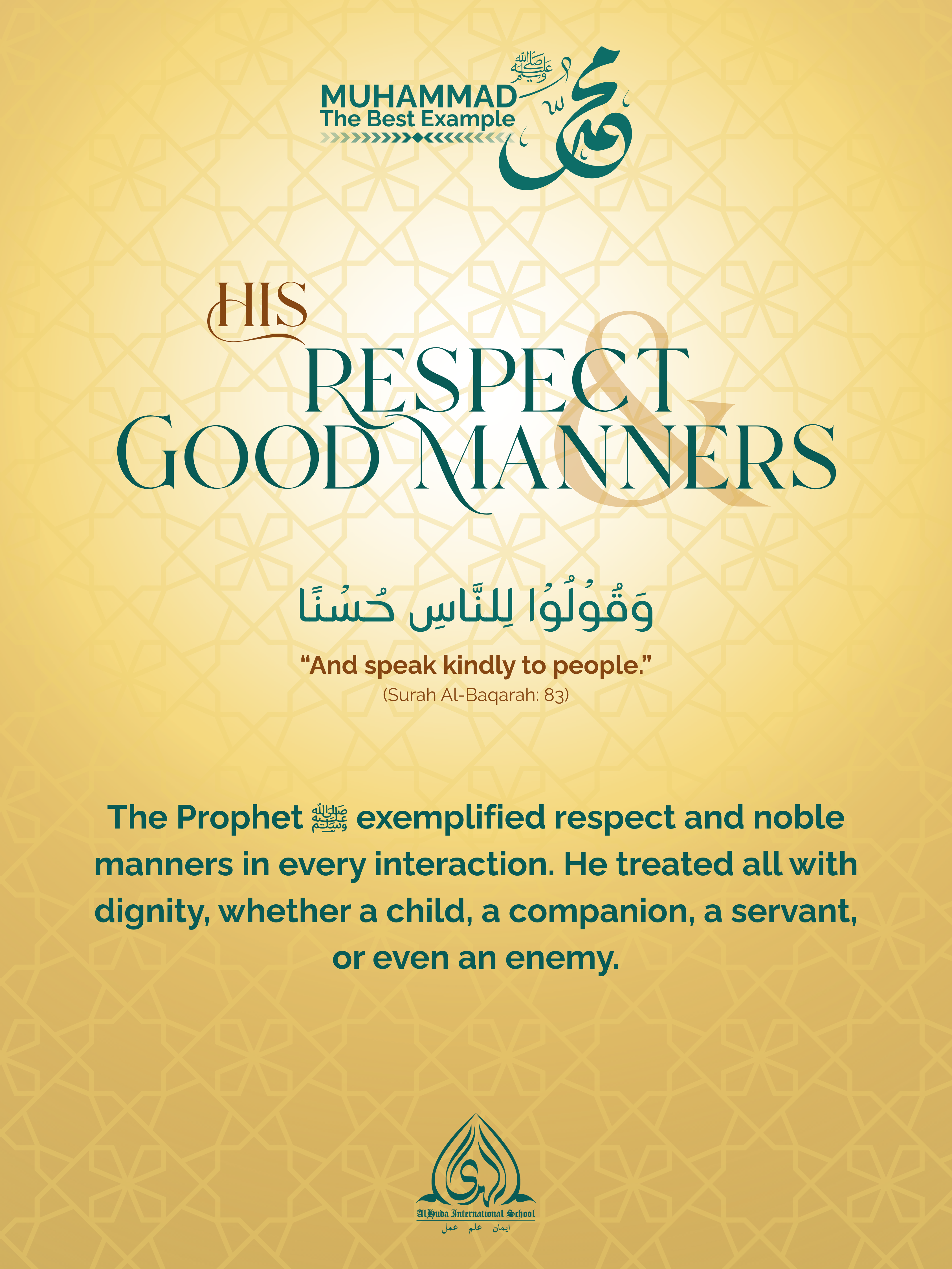Respect & Good Manners - AlHuda International School
