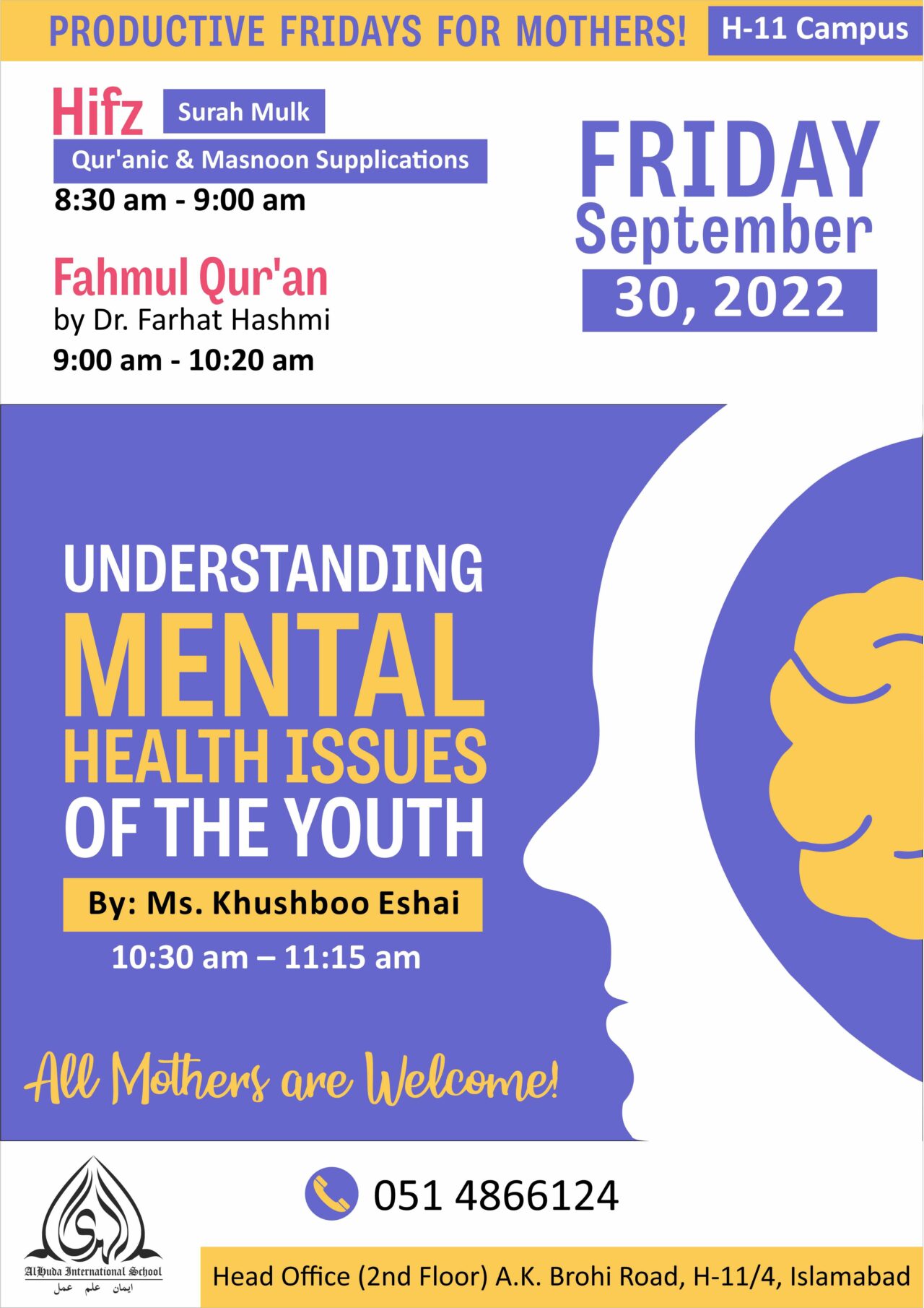 Productive Fridays | 30th September 2022 - AlHuda International School