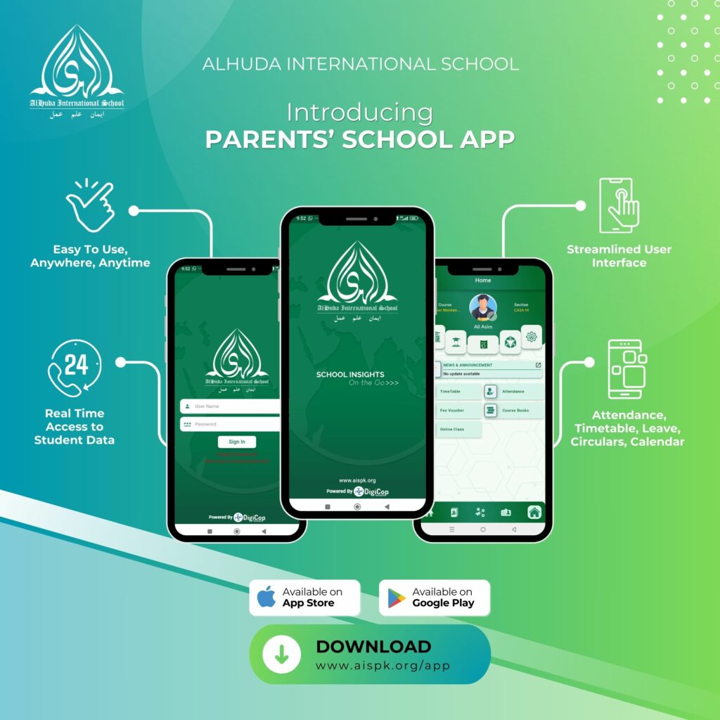 Parents' App - AlHuda International School